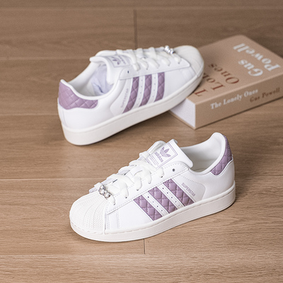 阿迪达斯三叶草女鞋贝壳头26新款潮流Superstar运动休闲鞋KJ7300