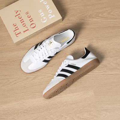 阿迪达斯（adidas） 男女鞋子samba decon 春新款复古皮革低帮透