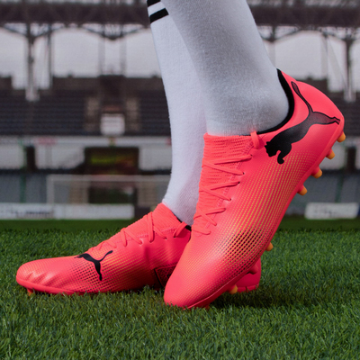 彪马FUTURE7PLAYMG短钉足球鞋男款入门级训练比赛战靴107725