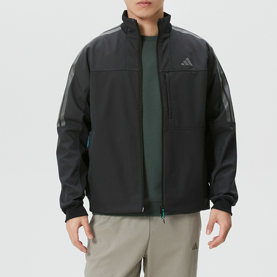 adidas阿迪达斯男装梭织夹克外套26新款户外训练休闲运动服KR0932