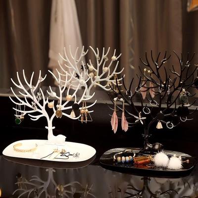 earring storage box desktop jewelry display rack hanging ear