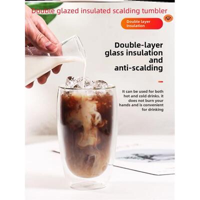 Water glass mug Coffee Cup Set Heat-resistant Double Handle