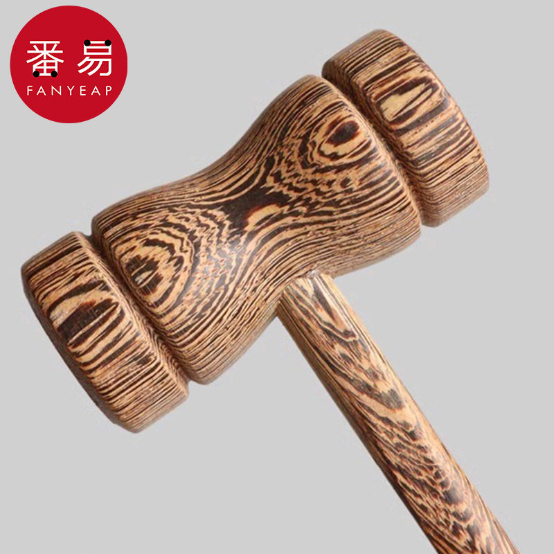 按摩锤/木AC1sn001-鸡翅木质按摩锤敲打全身经络肩颈拍打棒敲背锤