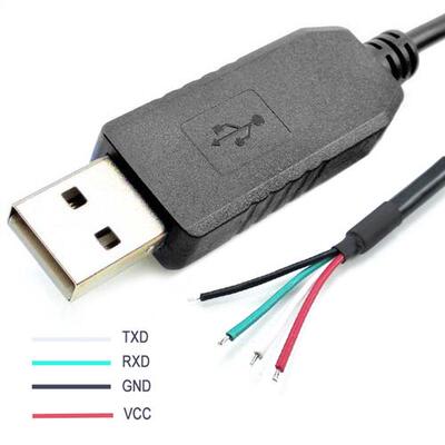 USB RS232 串口转接线 BMS PLC CPU MCU升级调试配置DEBUG刷机线