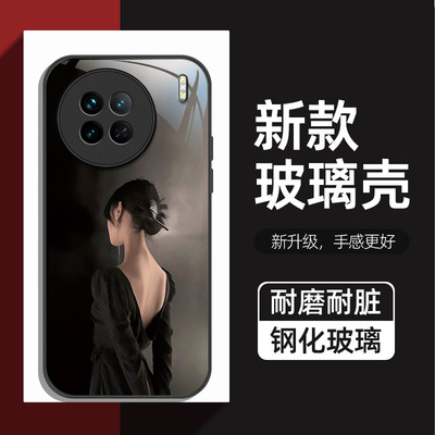 新款性感女孩镜头全包钢化玻璃壳
