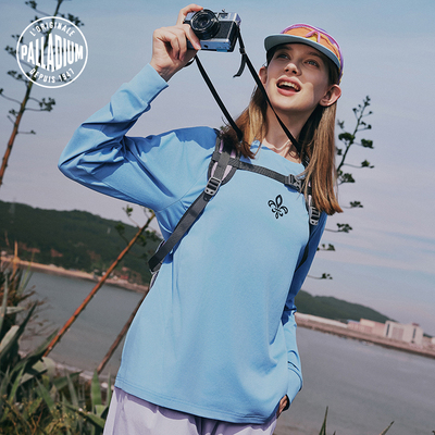 【敖瑞鹏同款】PALLADIUM帕拉丁鸢尾花简约长袖T恤1912668