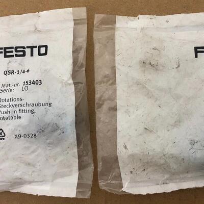 全新原装FESTO费斯托QSR-1/4-6旋转接头,数量2个