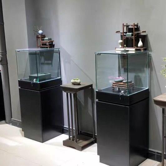 D制博物馆客厅柜台展示柜珠宝落地玻璃珠宝首饰展柜陈列柜家用