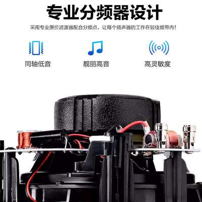惠度（HuiDu）公共广播RS-508H专业带后盖天花喇叭会议室吸顶音响