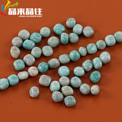 天然天河石有孔散珠随形