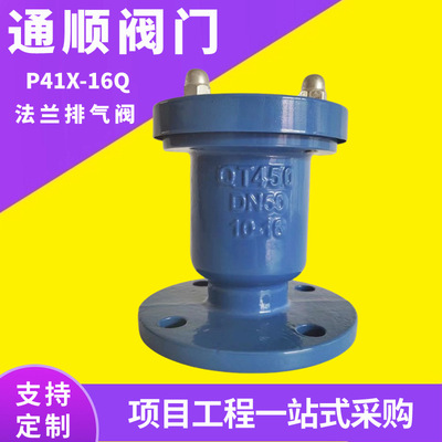 铸铁管道单口快速排气阀DN100