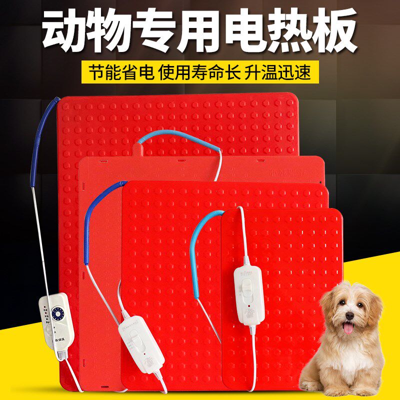 宠物电热板仔猪保温板狗用电热板蛇猫加热毯M小型动物取暖设备调
