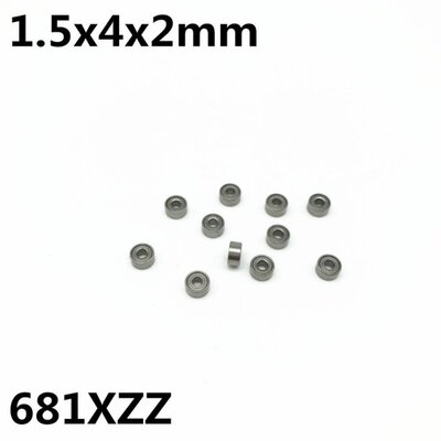 极速50Pcs/Lot 681XZZ L-415ZZ 1z.5x4x2 mm Deep groove ball be