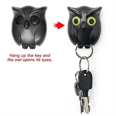 极速1PC Multifunctiopn Owl Shape Key Holder Hook Keychain Ho