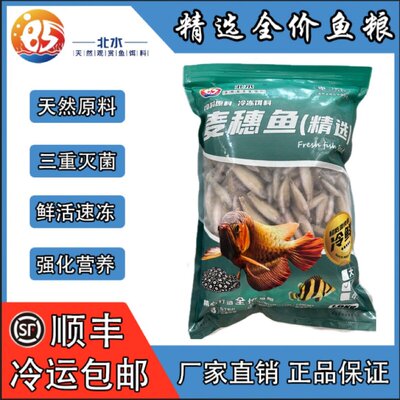 鱼粮北水麦穗鱼缓沉型散装龙鱼虎鱼魟大型鱼观赏鱼食专用饵料