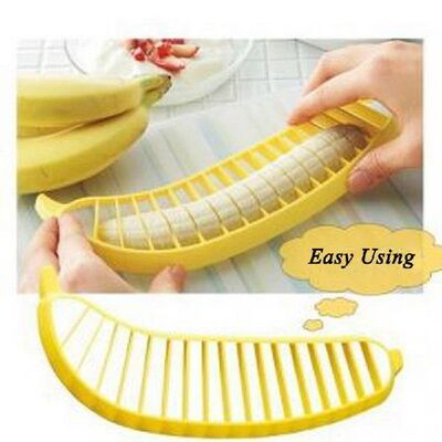 极速Banana Slicer Chopper Cwutter Plastic Banana Salad Make