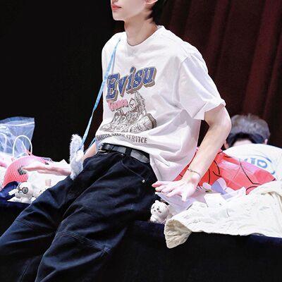 TWS申惟同款白色短袖T恤男女2026新款夏季爱豆shinyu周边上衣