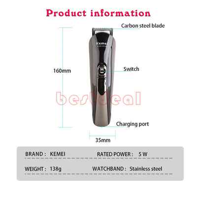 极速11 in 1 Electric trimmer yhair clipper Barber Rechargeab