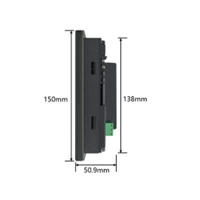 MM-40MR-12MT-700-ES-B 中达优控7寸触摸屏一体机