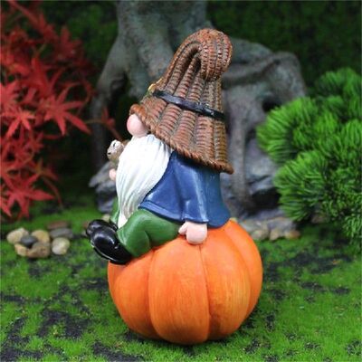 极速Pumpkin Gnommes Garden Statue Resin Fall Autumn Gnomes