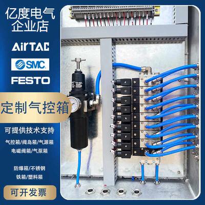 德国费斯托电磁阀防爆控制箱控制箱亚德克气源PLC远程控制阀岛箱