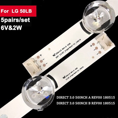 适用 LG 50LB电视灯条DIRECT 3.0 50INCH A REV00 180515背光灯条