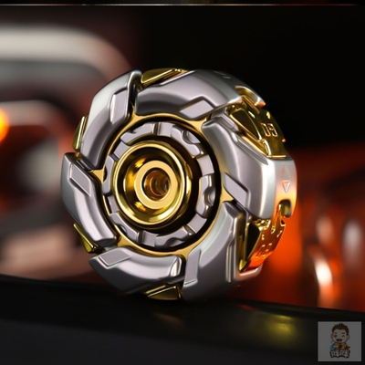 暴躁08旋转合金开甲指尖陀螺躁动陀螺解减压神器解压玩具推牌edc