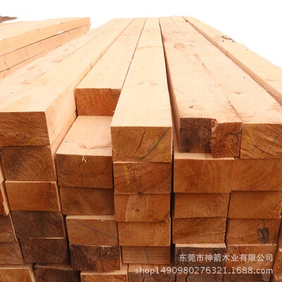 建筑木方建筑方木 铁杉材质 室外建筑专用 纹理顺直 工地支模