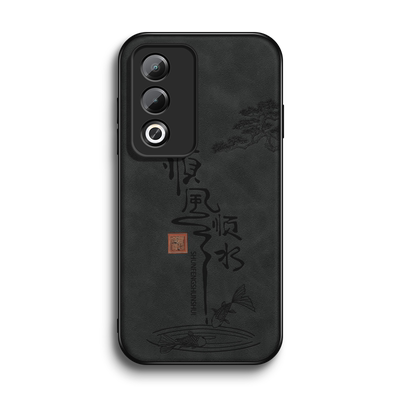 顺风顺水适用oppoA3pro手机壳A35g新款oppo5G硅胶PJY110羊巴皮PJY男女保护套防摔a3活力版高级挂绳外壳opopa3