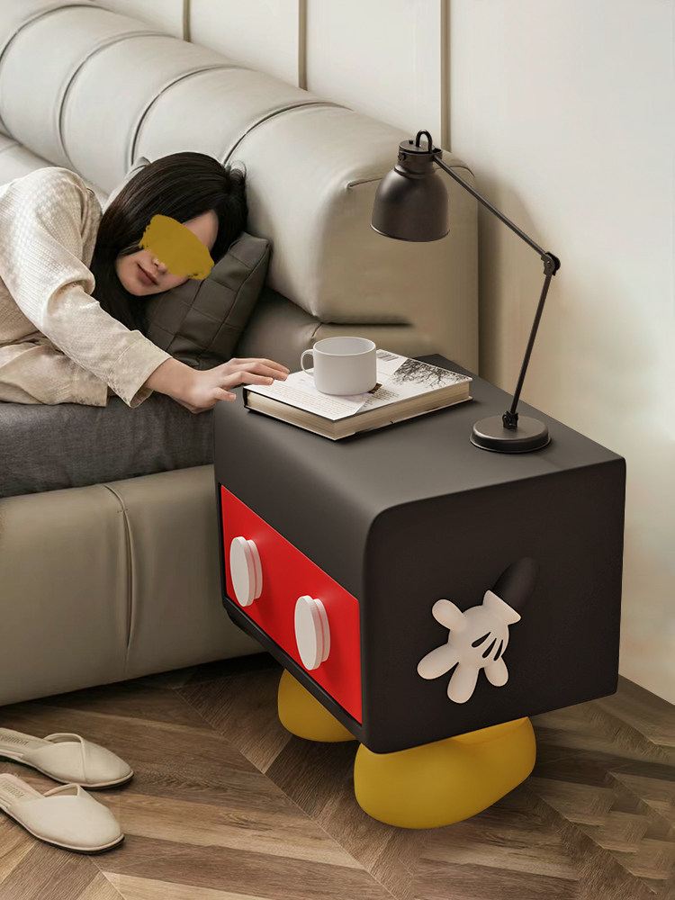 Mickey Bedside Table New arrival High-End Accessible Luxury Small ...