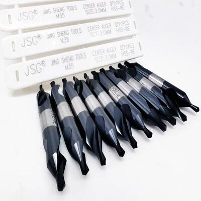 精声JSG中心钻m35RE涂层黑色超硬高速钢中心钻A1-A2-A3-A4-A5-A6