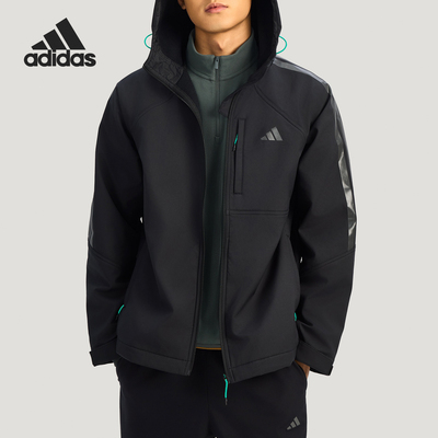Adidas/阿迪达斯正品2025男士多口袋抓绒保暖户外运动外套KR2496