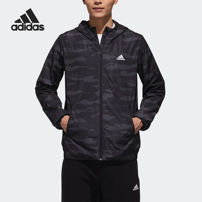 Adidas/阿迪达斯正品 COMM WB CAMO 男子休闲运动夹克外套DW4652