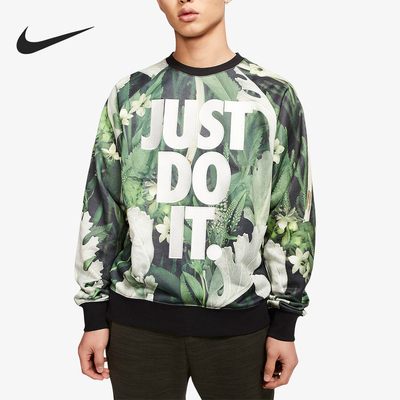 Nike/耐克正品男士美式字母印花圆领套头长袖卫衣CK8178-083