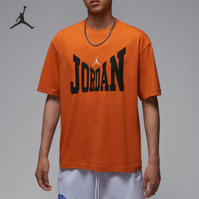 Nike/耐克正品JORDAN男士圆领运动休闲透气印花短袖HV3895-805