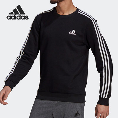 Adidas/阿迪达斯正品运动休闲经典加绒保暖男子卫衣GK9106