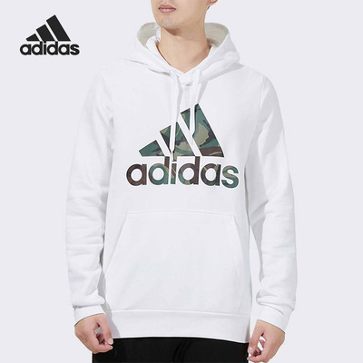 Adidas/阿迪达斯正品新款男子运动舒适连帽宽松卫衣H14672