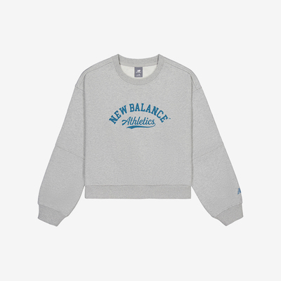 New Balance/NB正品2025新款女子轻便透气卫衣套头衫NCE43112-MGR
