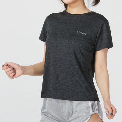 哥伦比亚女士跑步透气户外短袖