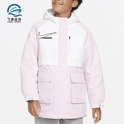 耐克大童保暖防风棉服