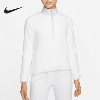 Nike/耐克正品26夏女士摇粒绒长袖高尔夫上衣DA3237-100