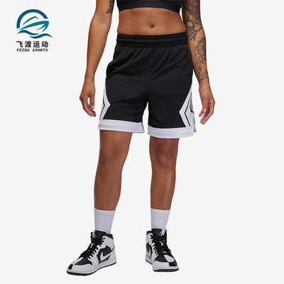 Nike/耐克正品JORDAN女士耐穿运动拼接透气篮球短裤FB4589-010