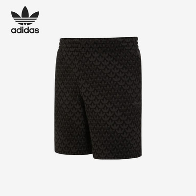 阿迪达斯男士宽松针织短裤