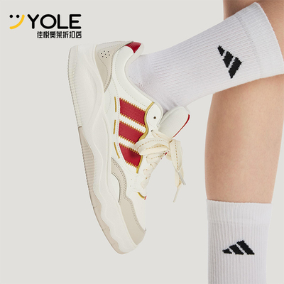 Adidas/阿迪达斯正品LITE SHUFFLE男女日常低帮系带休闲鞋KH9021