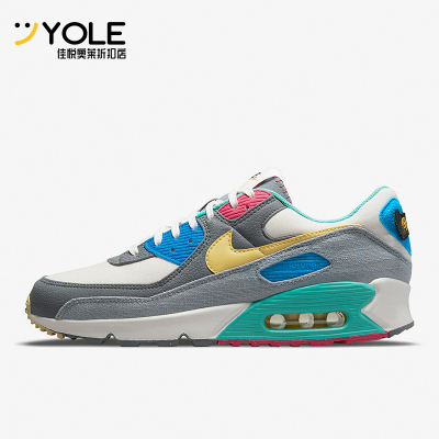 Nike/耐克正品Air Max 90男士运动复古气垫拼接跑步鞋DM8171-001