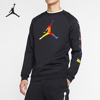 Nike/耐克正品JORDAN 男子加绒圆领运动卫衣套头衫 DA6729