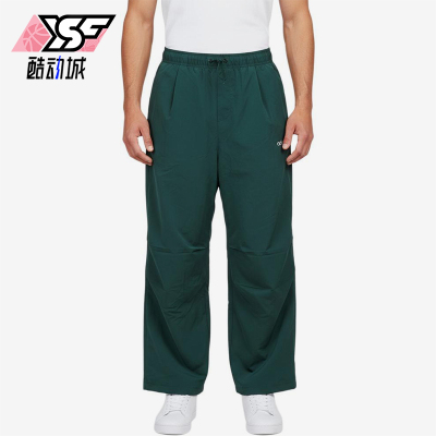 Adidas/阿迪达斯正品三叶草新款男深绿宽松经典轻盈休闲裤KR2610