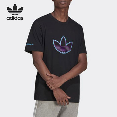 Adidas/阿迪达斯正品三叶草当季新款透气男子短袖HE4683
