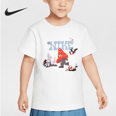 Nike/耐克正品Ringlet小童圆领休闲日常经典透气短袖IM4496-100