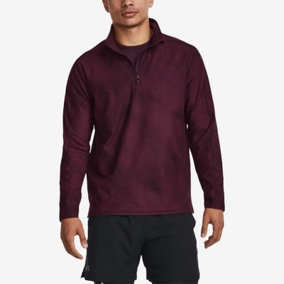 UA/安德玛正品Meridian 男士针织训练运动印花长袖T恤1380984-600